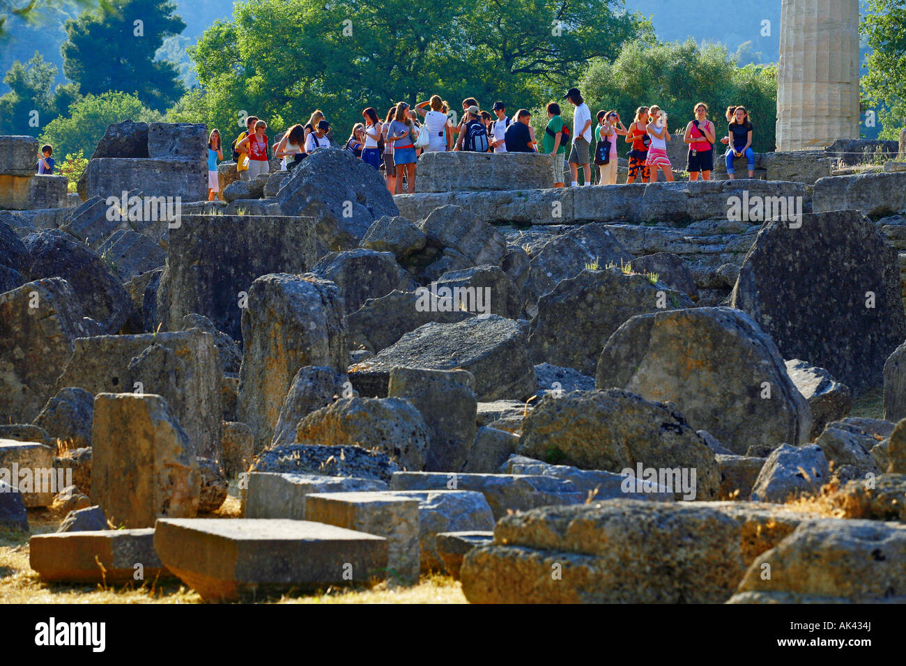 Temple of zeus olympia hi-res stock photography and images - Alamy