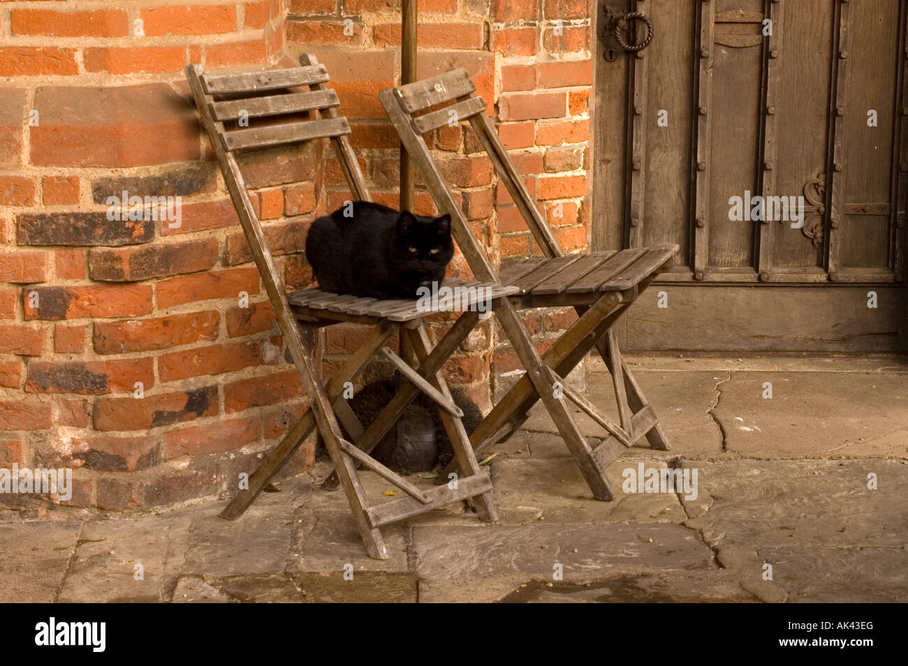Chairs Outside Roos Hall In Beccles,Suffolk Stock Photo - Alamy