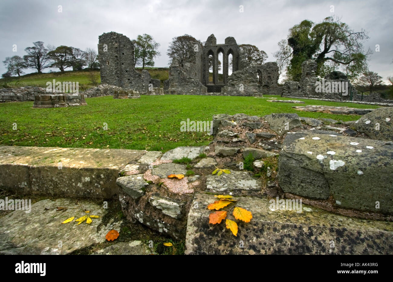 Inch Abbey, Downpatrick Stock Photo - Alamy