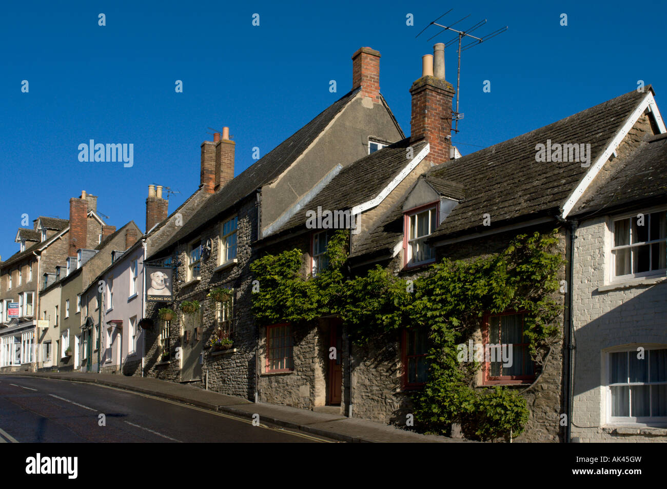 High Street Malmesbury Wiltshire Stock Photo - Alamy