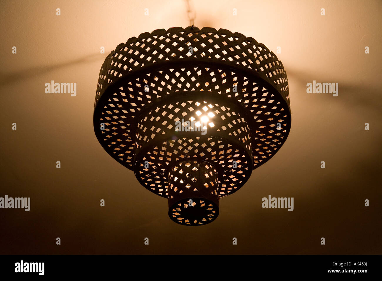 Traditional Moroccan light of lantern, Marrakesh, Morocco, North Africa ...