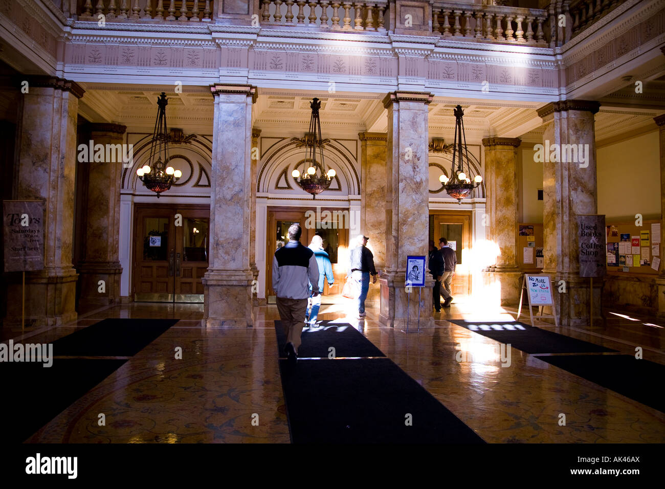 interior Milwaukee public library building Stock Photo - Alamy