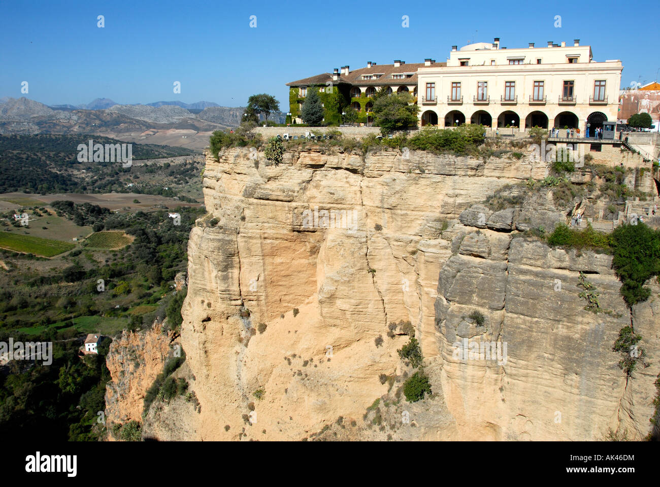 National Parador Ronda Andalucia Spain Stock Photo - Alamy