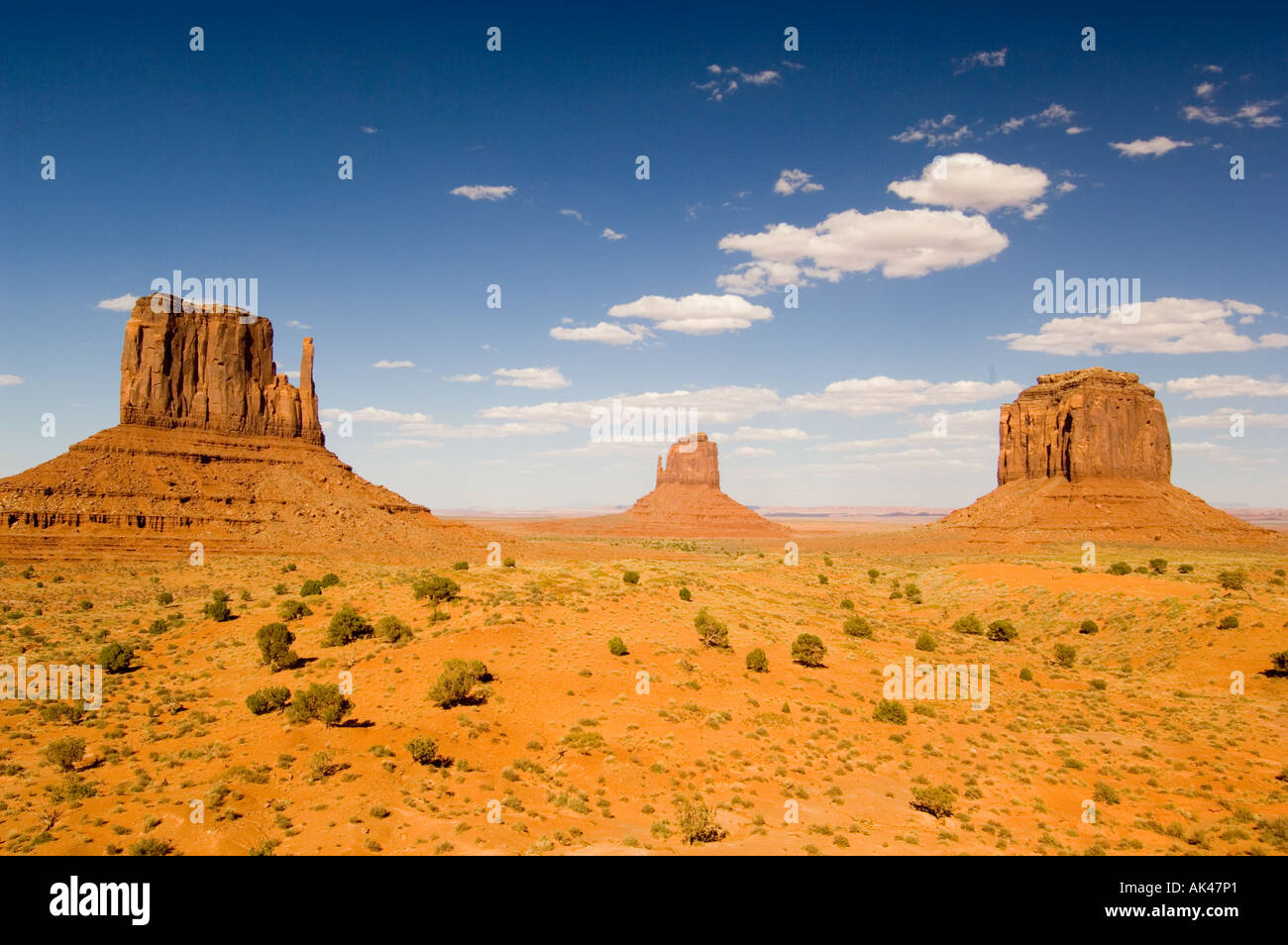 ARIZONA MONUMENT VALLEY NAVAJO TRIBAL PARK Landscape view of the West ...