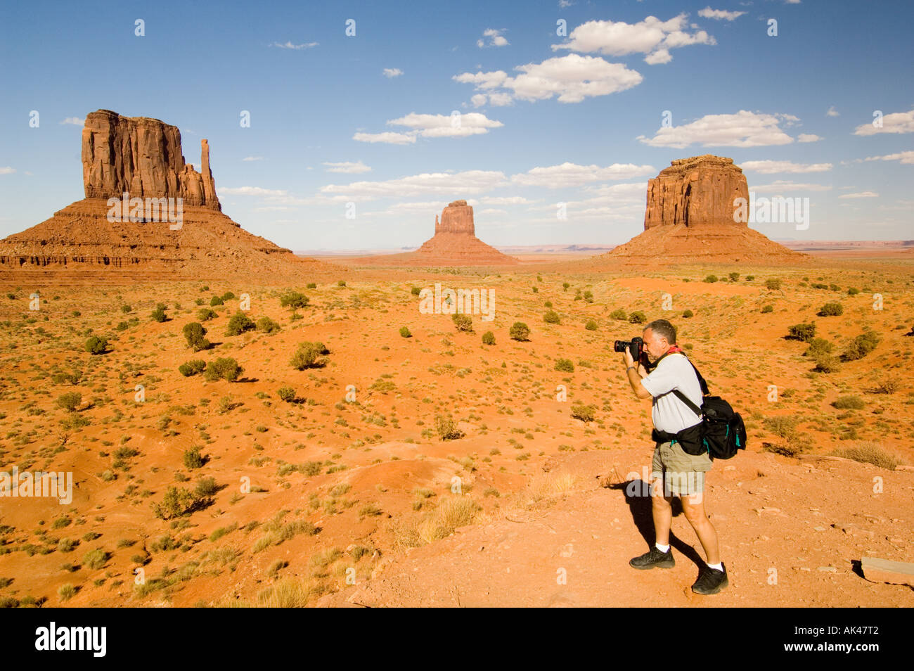 ARIZONA MONUMENT VALLEY NAVAJO TRIBAL PARK Landscape view of the West ...