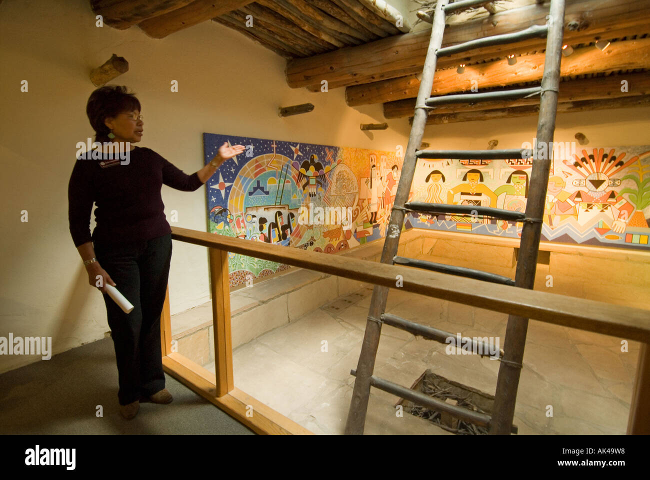 ARIZONA FLAGSTAFF Museum of Northern Arizona Kiva Gallery Hopi Kiva ...