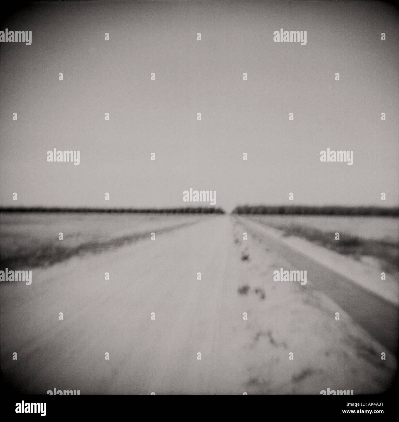 vanishing point dirt road Stock Photo - Alamy