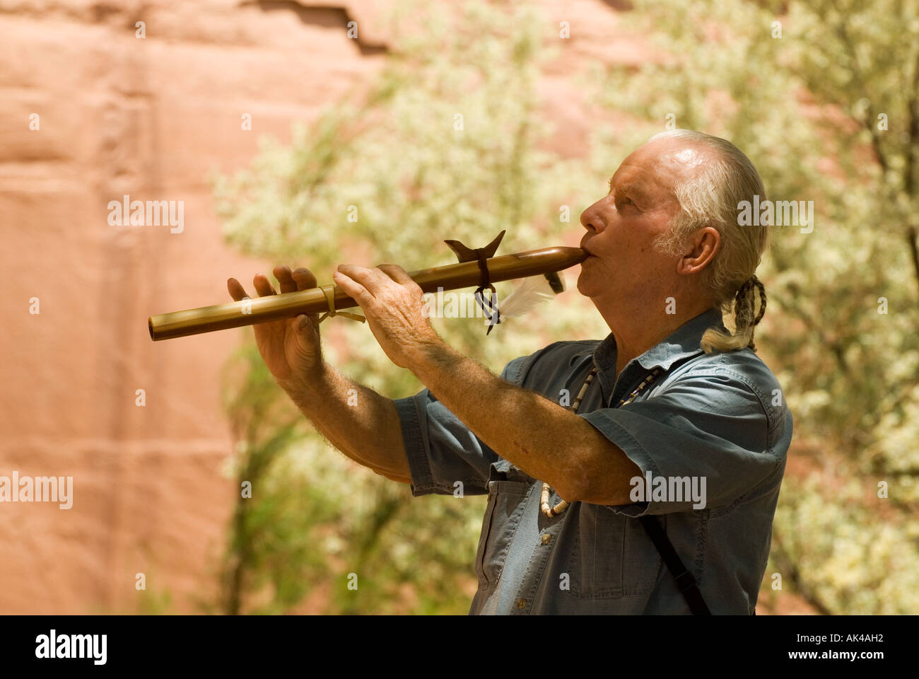 Native american flute hi-res stock photography and images - Alamy