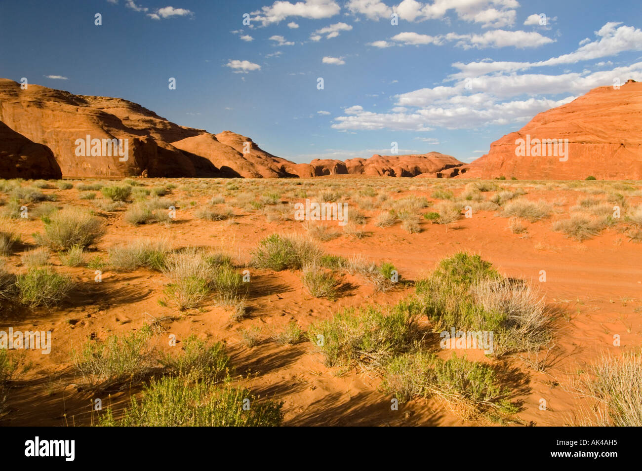 ARIZONA MONUMENT VALLEY NAVAJO TRIBAL PARK LANDSCAPE OF RED CLAY ...