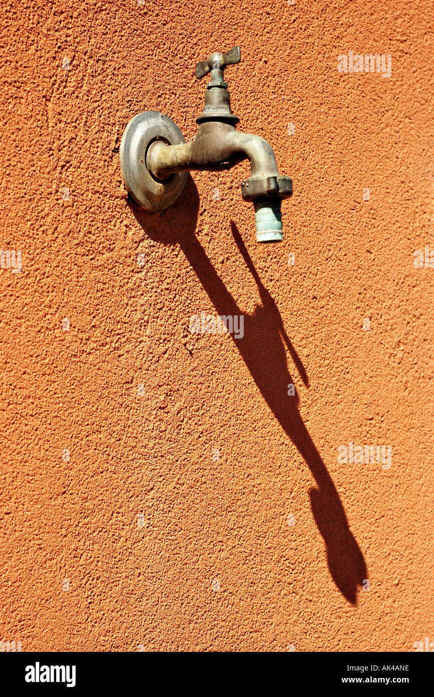 Old rusty water tap Stock Photo - Alamy