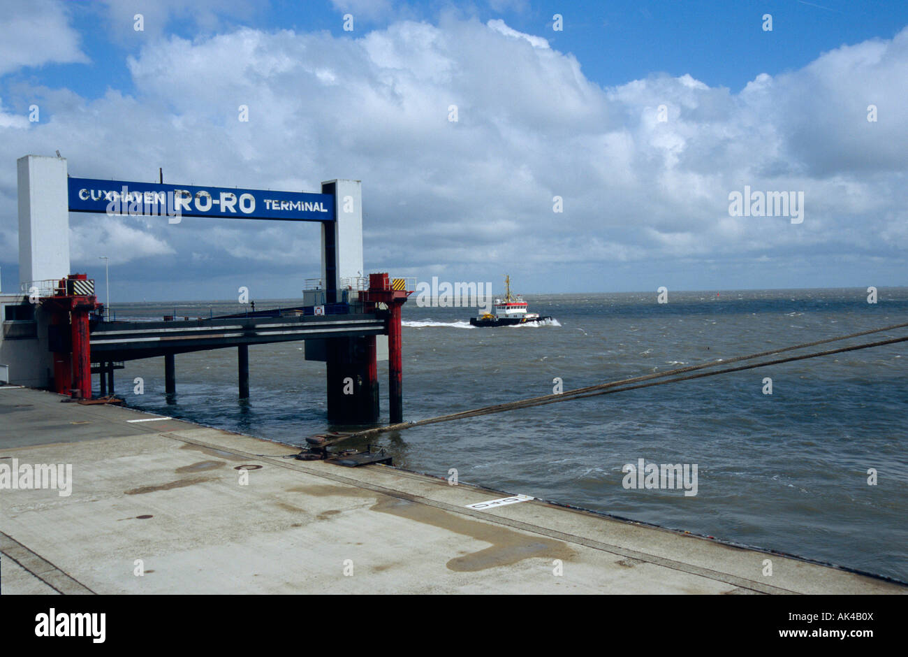 Ro-Ro Terminal / Cuxhaven Stock Photo - Alamy