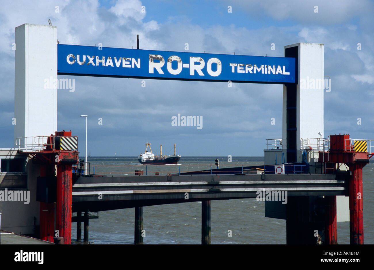 Ro-Ro Terminal / Cuxhaven Stock Photo - Alamy