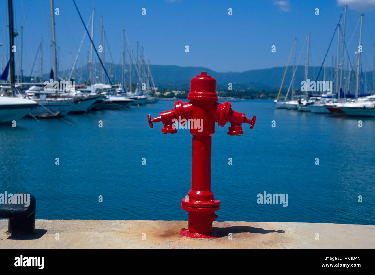 Fireplug / Gouvia Stock Photo - Alamy