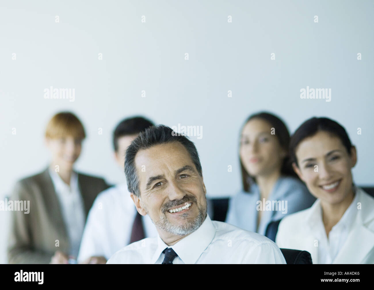 Business colleagues, smiling Stock Photo - Alamy