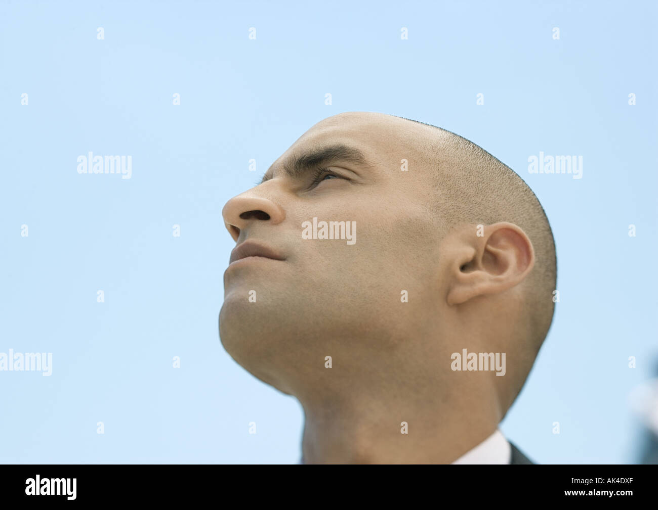 Partial shaved head hi-res stock photography and images - Alamy