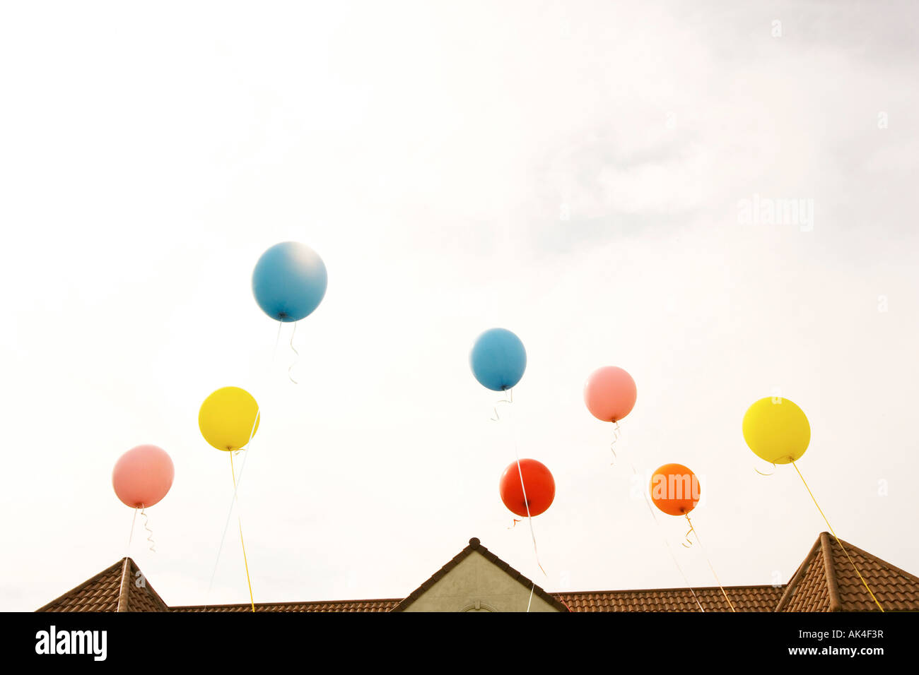 Balloons released hi-res stock photography and images - Alamy