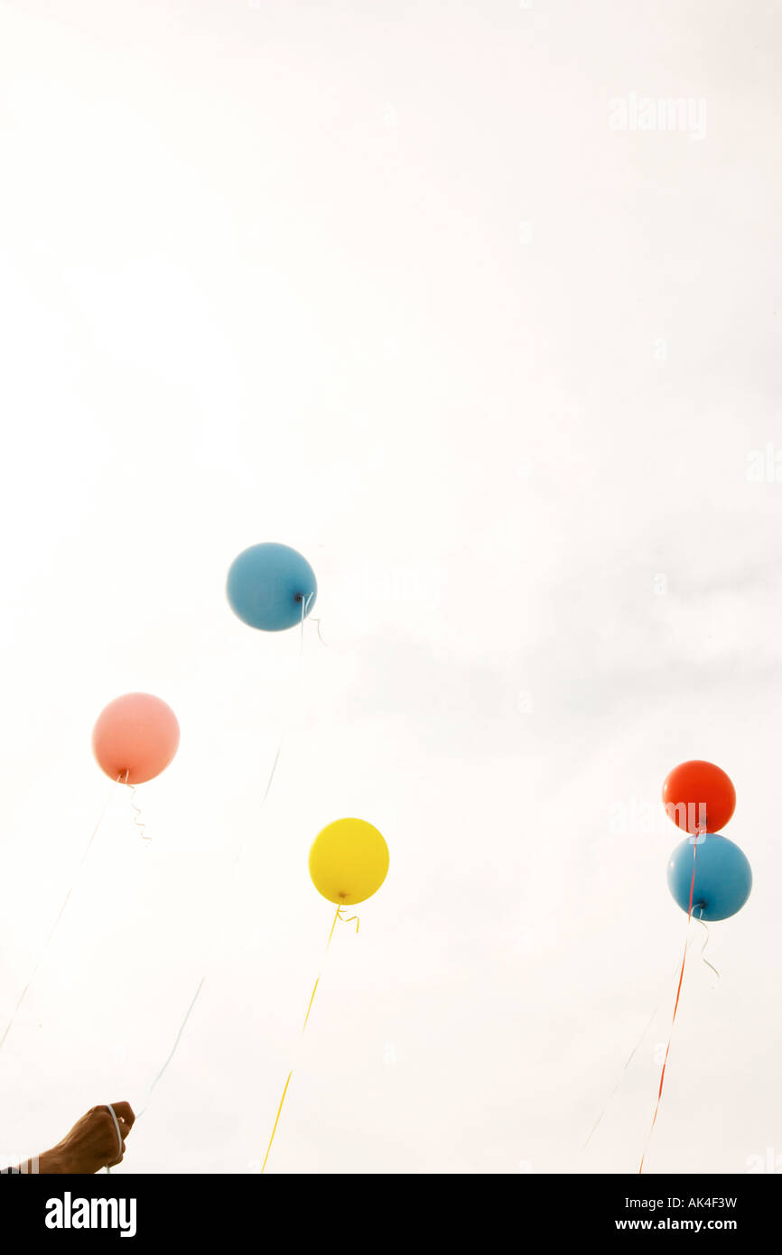 Balloons released hi-res stock photography and images - Alamy