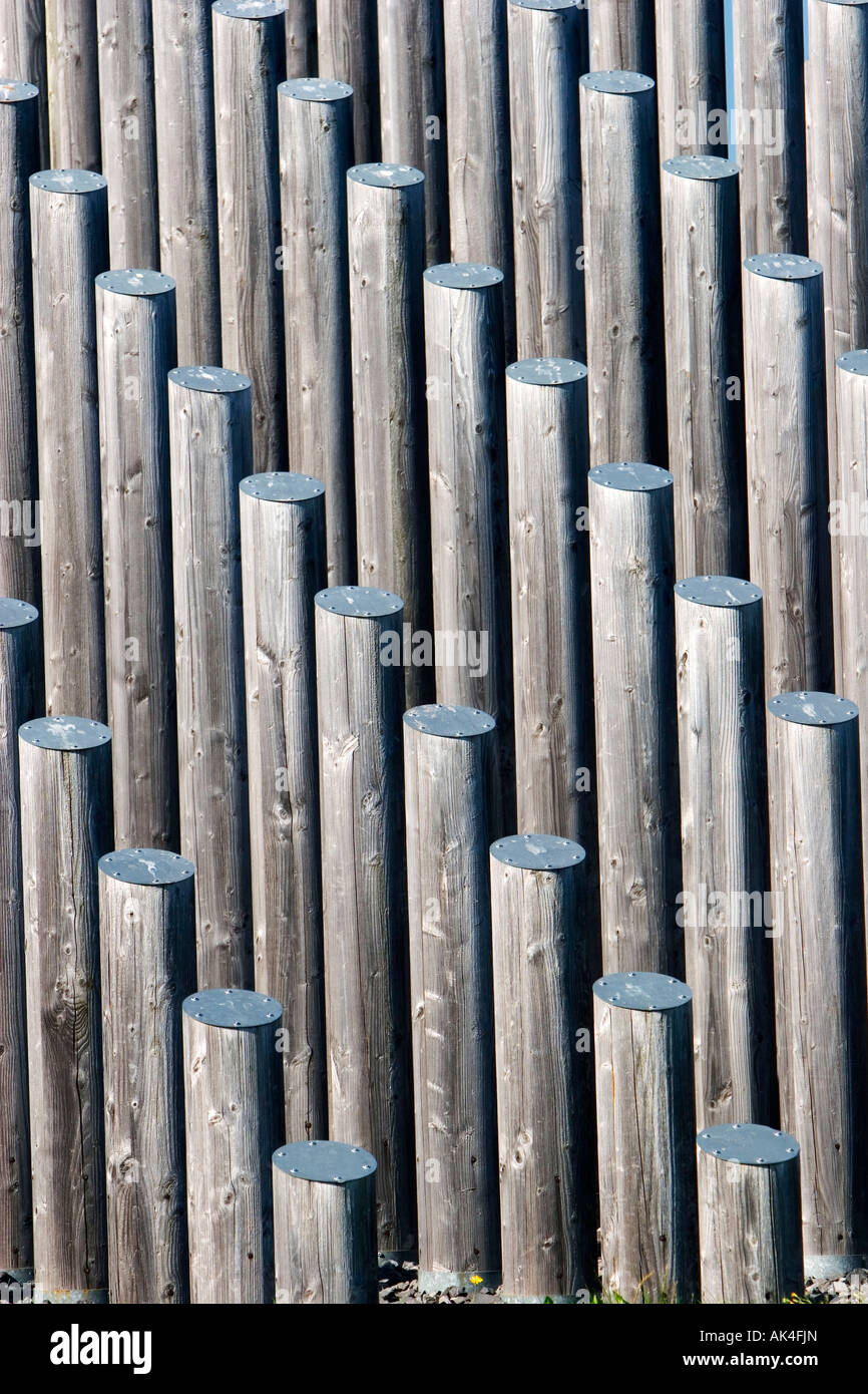 Dreieich, Pole pyramid Stock Photo - Alamy