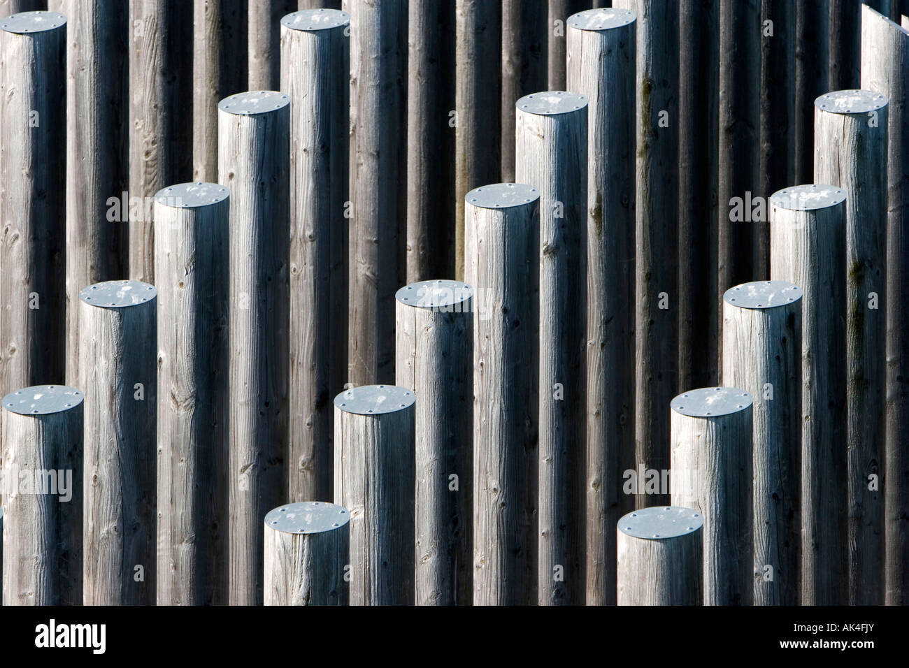 Dreieich, Pole pyramid Stock Photo - Alamy