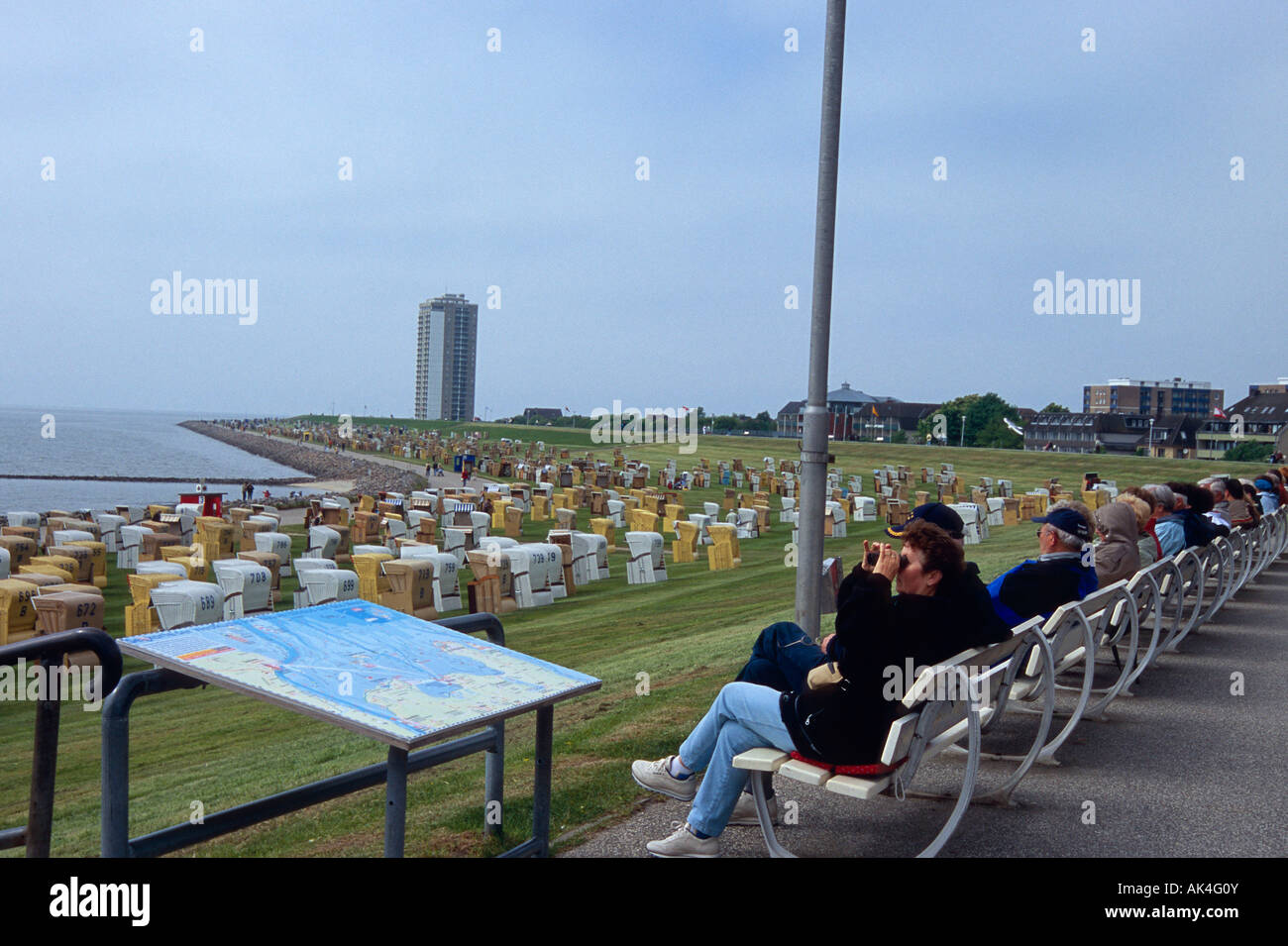 Tourists / Busum Stock Photo - Alamy