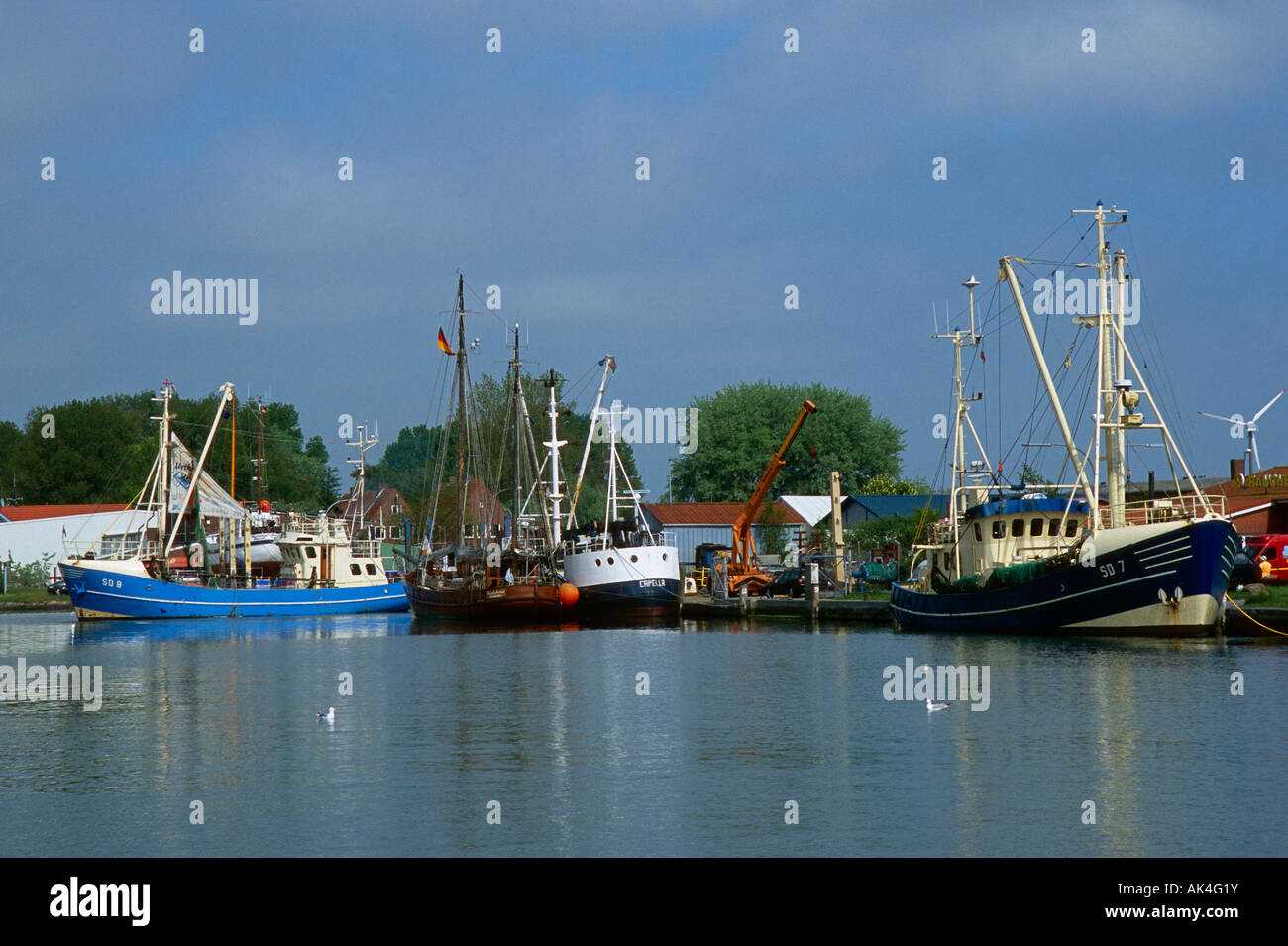 Harbour / Busum Stock Photo - Alamy