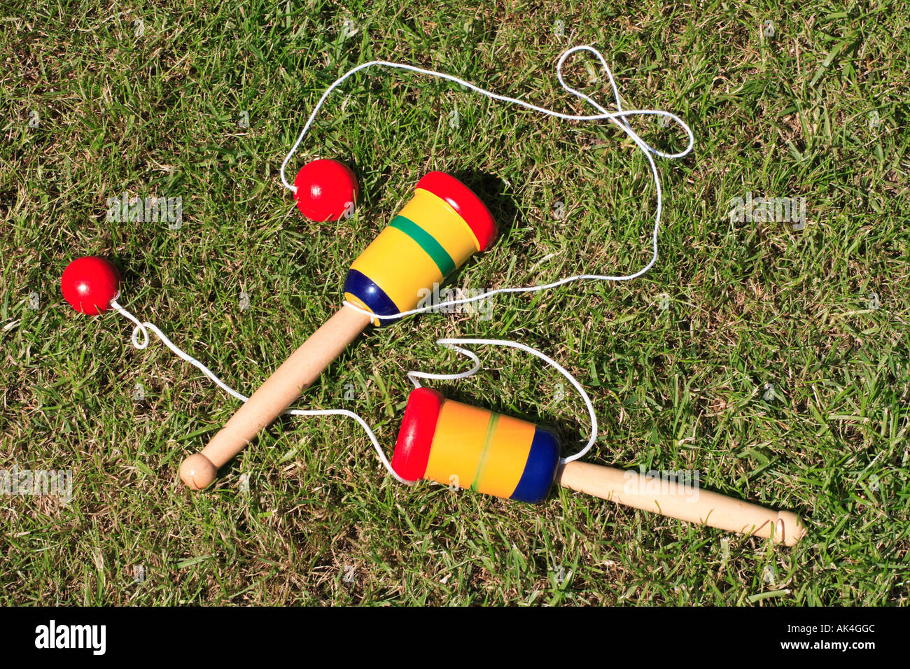 cup and ball game, garden Stock Photo - Alamy