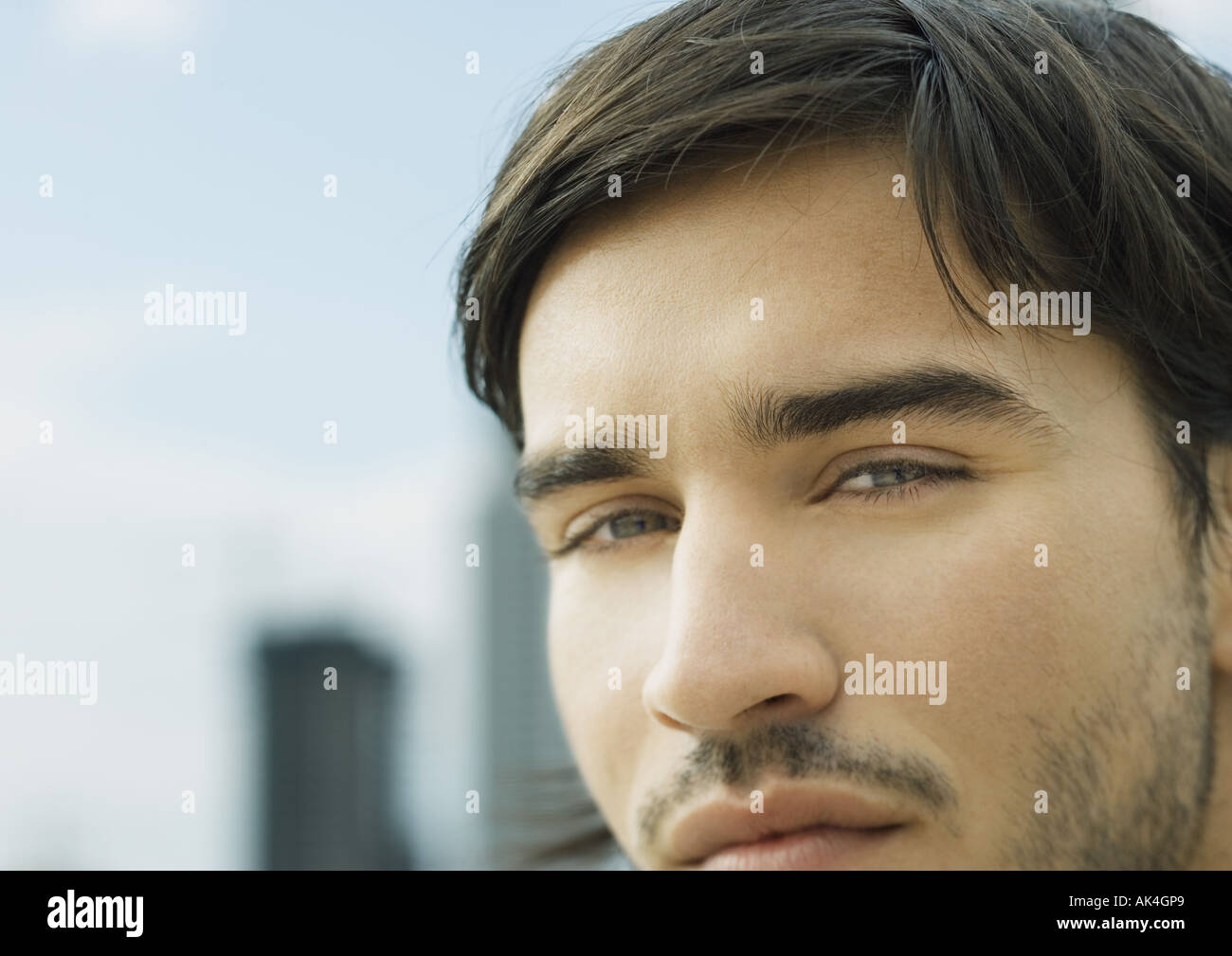 Man's face, close-up Stock Photo - Alamy