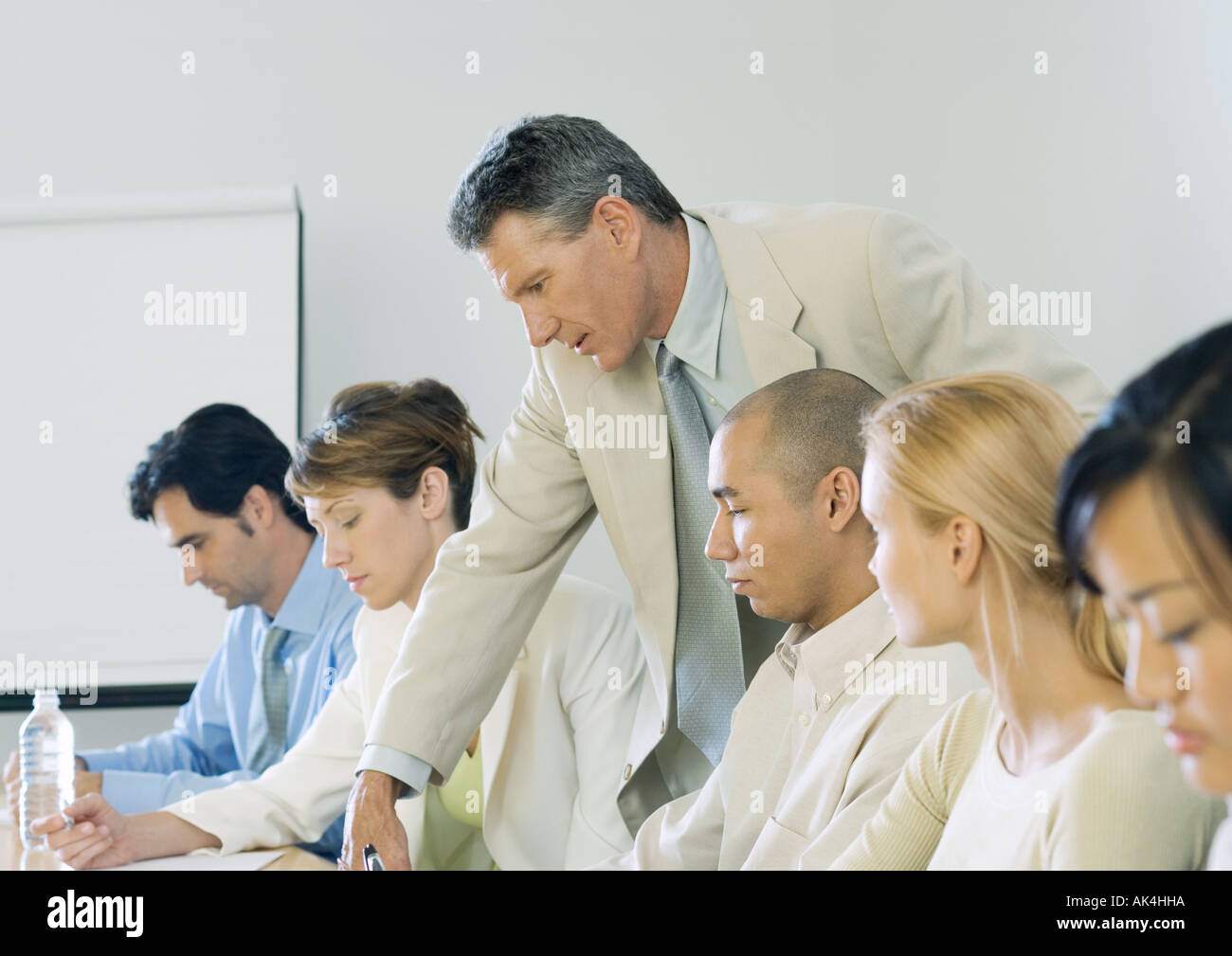 Woman boardroom lean hi-res stock photography and images - Alamy