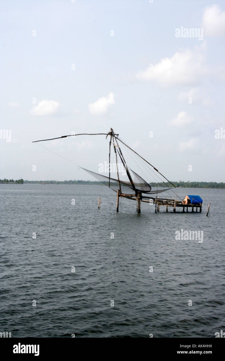 Chinese fishing net Stock Photo - Alamy