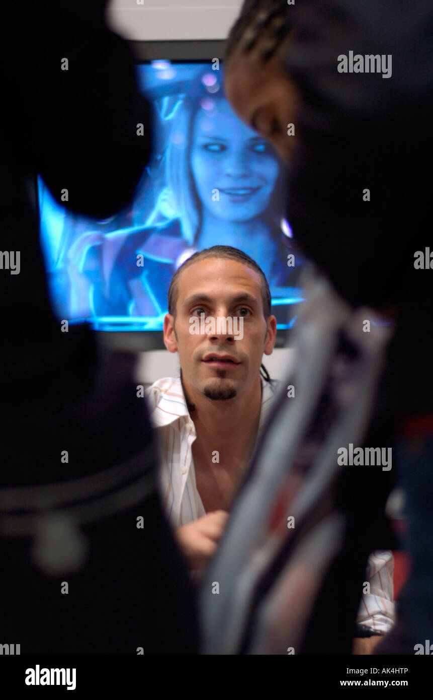 Manchester United footballer Rio Ferdinand Stock Photo - Alamy