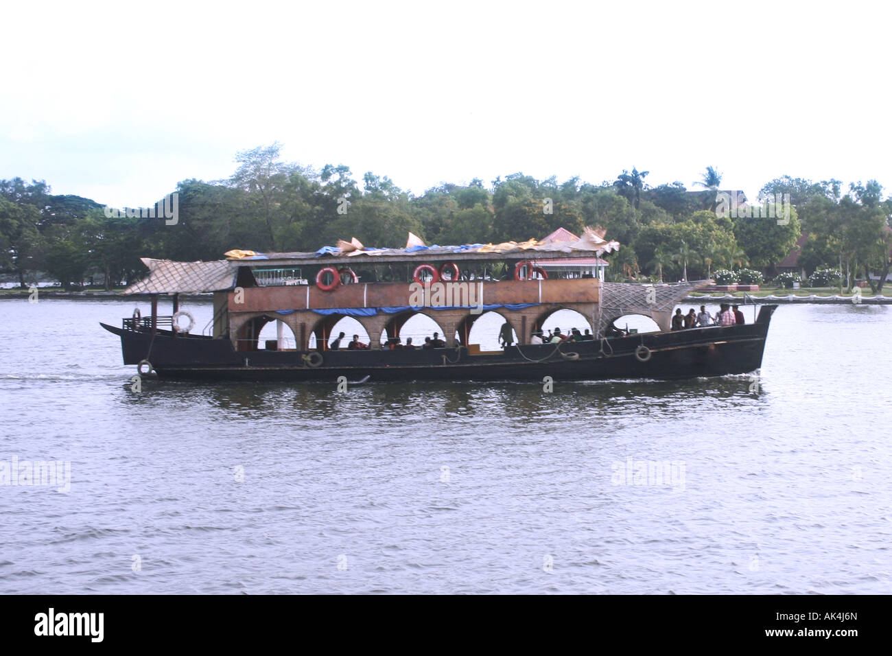 House boat Cochin Stock Photo - Alamy