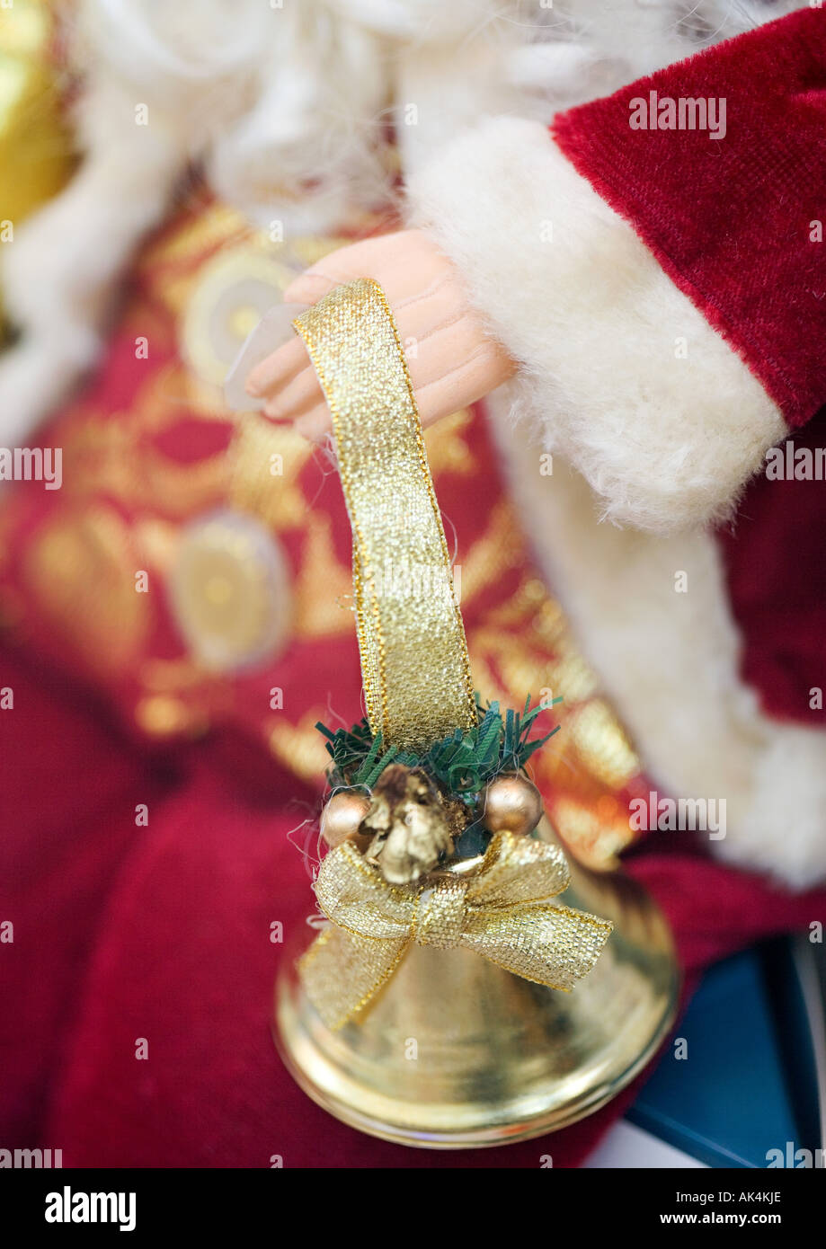 Santa claus hold bell hi-res stock photography and images - Alamy