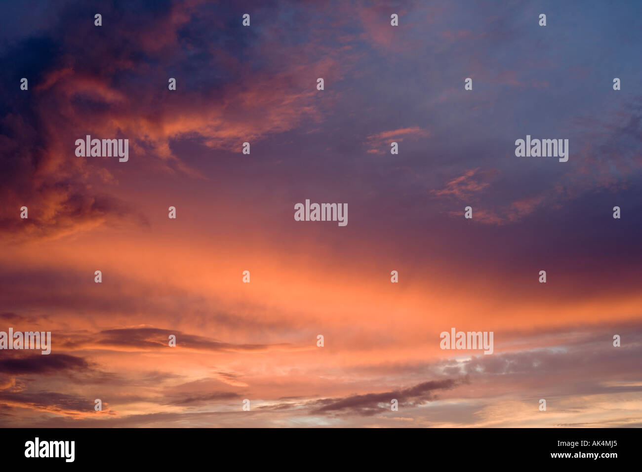 Sky at sunset Stock Photo - Alamy