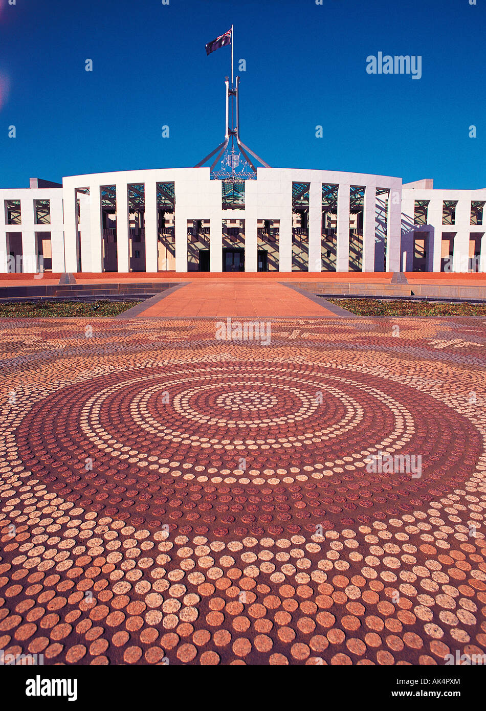 Australia. A.C.T.. Canberra. New Parliament House facade Stock Photo ...