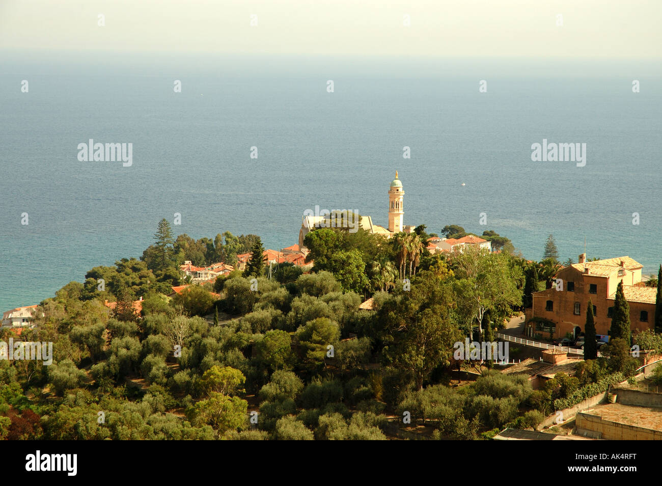 Bussana on the Italian Riviera of Liguria, near San Remo Stock Photo ...