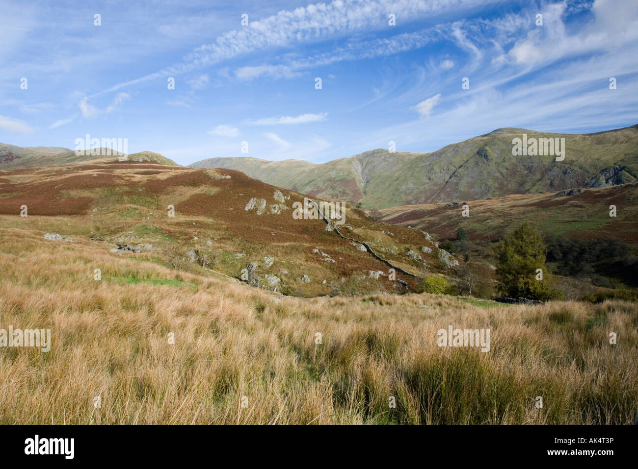 High Great Knott with Ill Bell in behind Stock Photo - Alamy