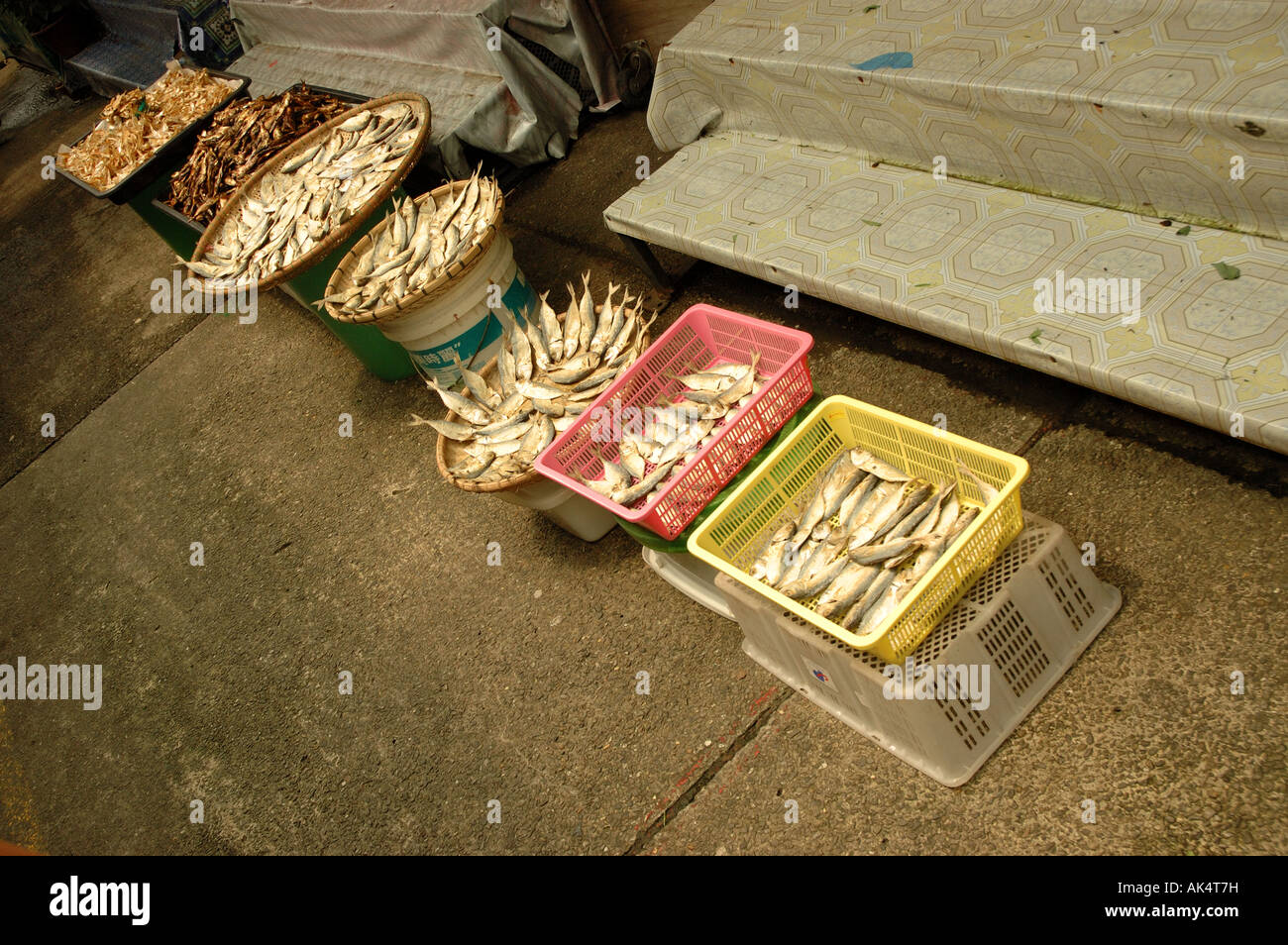 Dried fish in a market in Brunei, Bandar Seri Begawan Stock Photo - Alamy