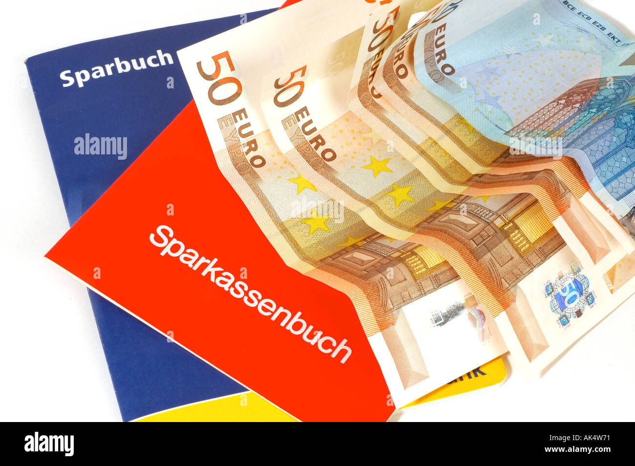bankbook and bank notes Stock Photo - Alamy