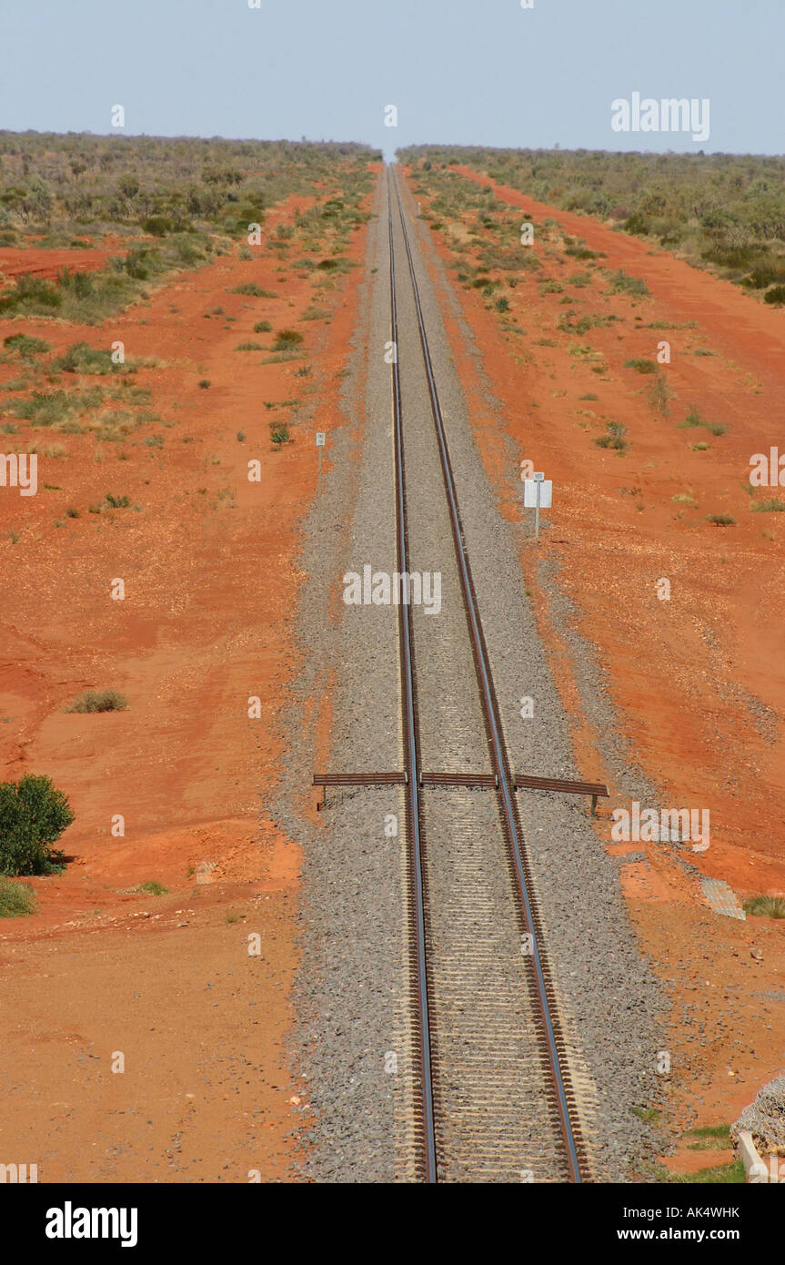 Australia : Outback - rails Stock Photo - Alamy