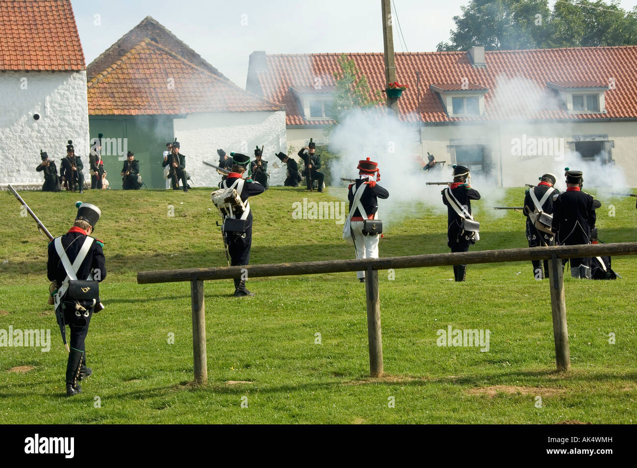 Battle of waterloo reconstruction hi-res stock photography and images ...