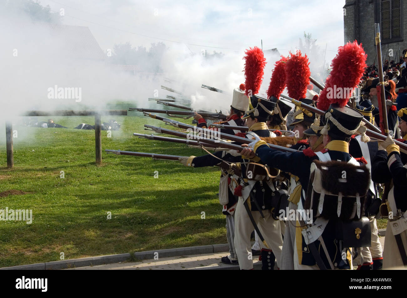 Battle of waterloo reconstruction hi-res stock photography and images ...