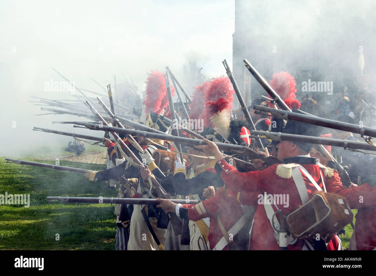 Battle Of Waterloo Reconstruction Stock Photos & Battle Of Waterloo ...
