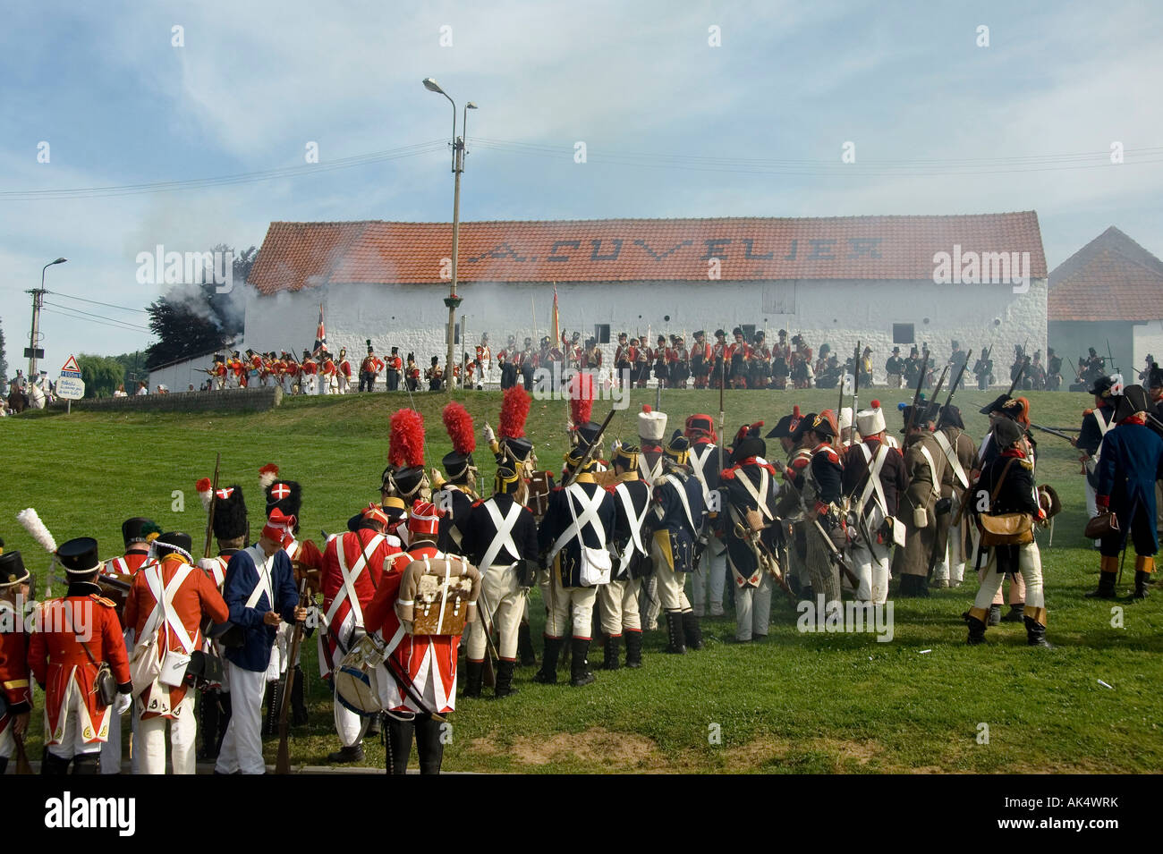 Battle of waterloo reconstruction hi-res stock photography and images ...