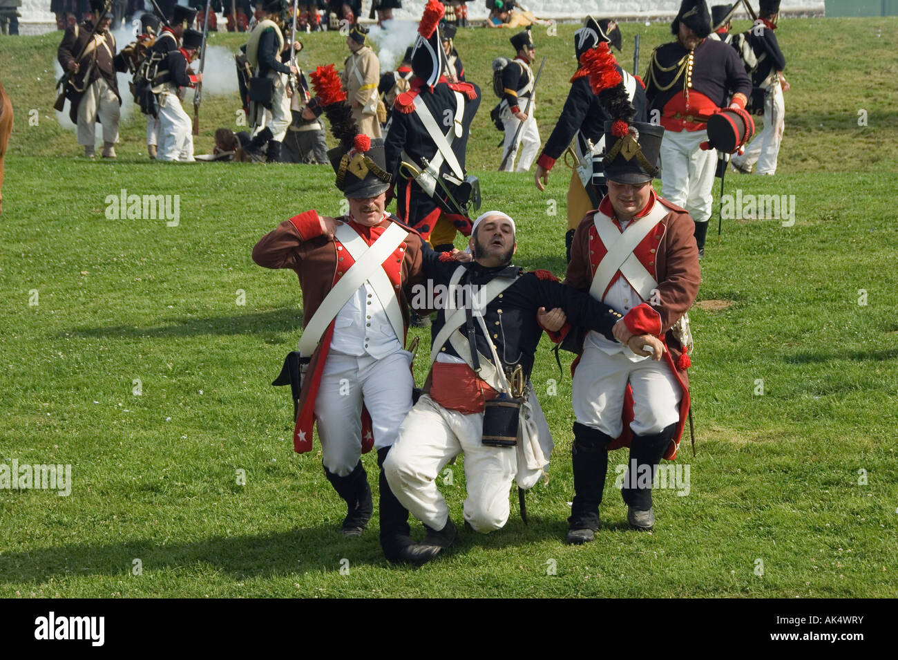 Battle of waterloo reconstruction hi-res stock photography and images ...