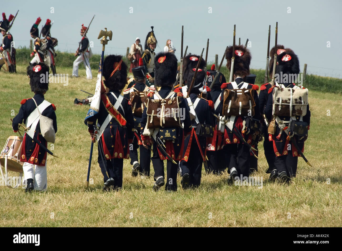 Battle of waterloo reconstruction hi-res stock photography and images ...