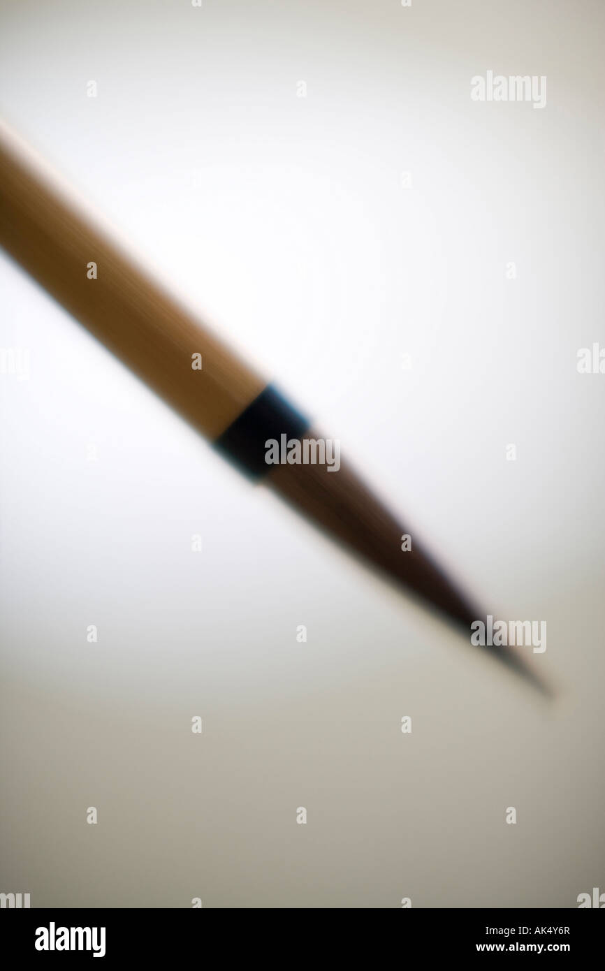 Writing brush Calligraphy Stock Photo - Alamy