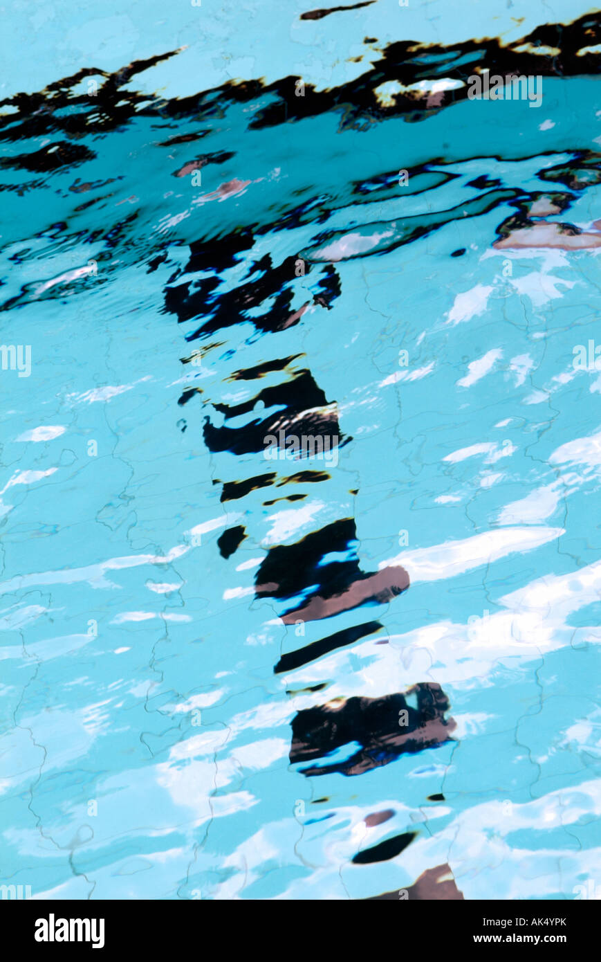 Swimming pool water detail Stock Photo - Alamy