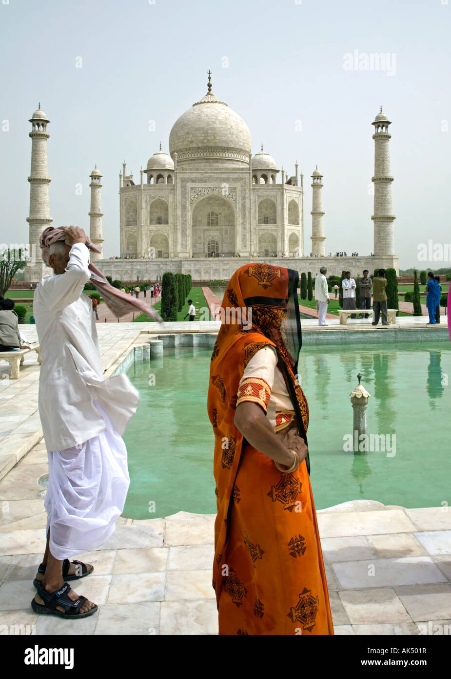 People and Taj Mahal. Agra. India Stock Photo - Alamy