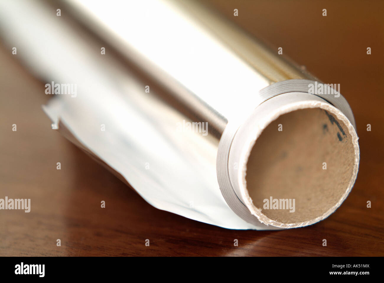 Aluminium paper roll Stock Photo - Alamy