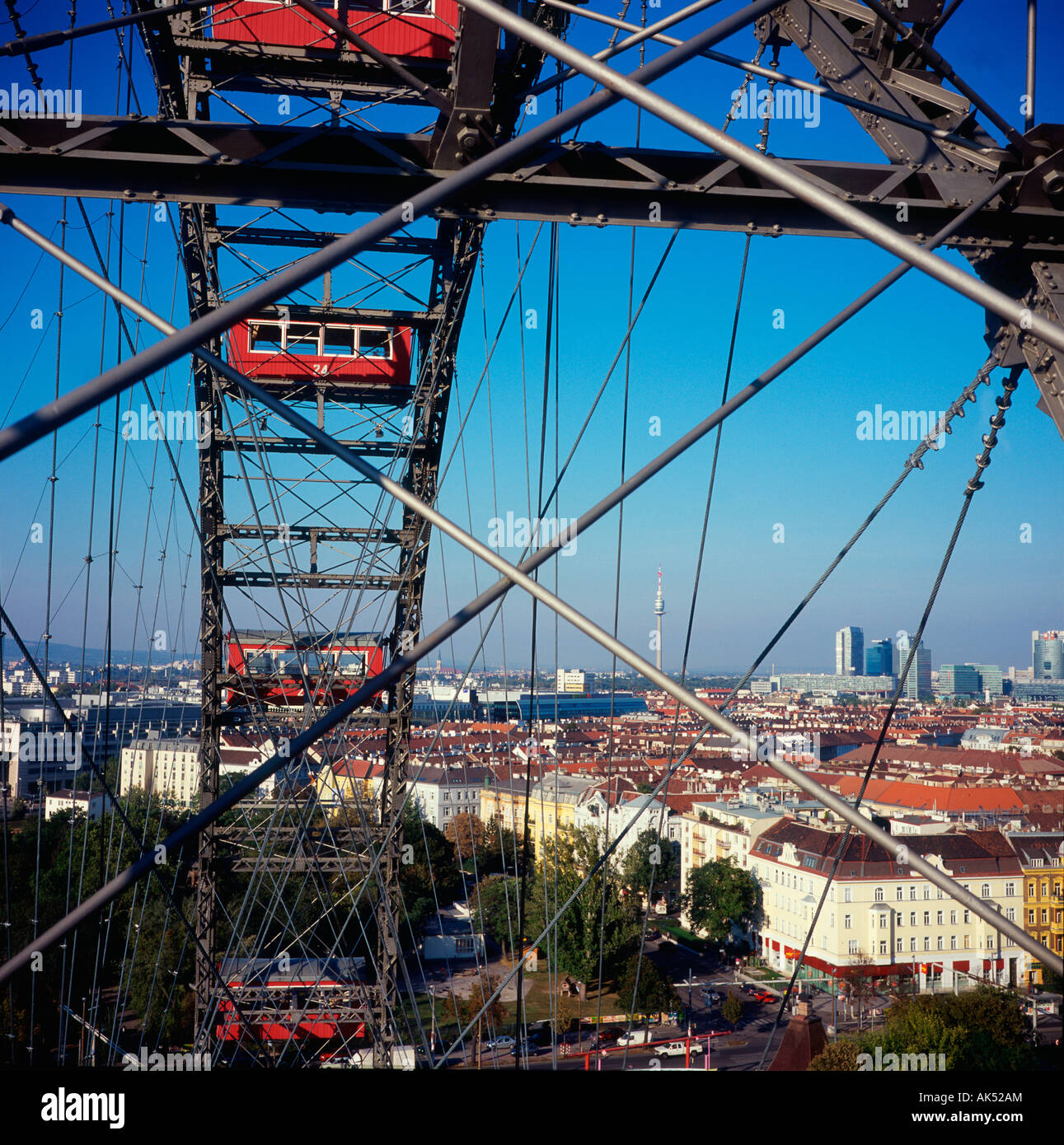 Vienna, View from Giant Wheel Stock Photo - Alamy